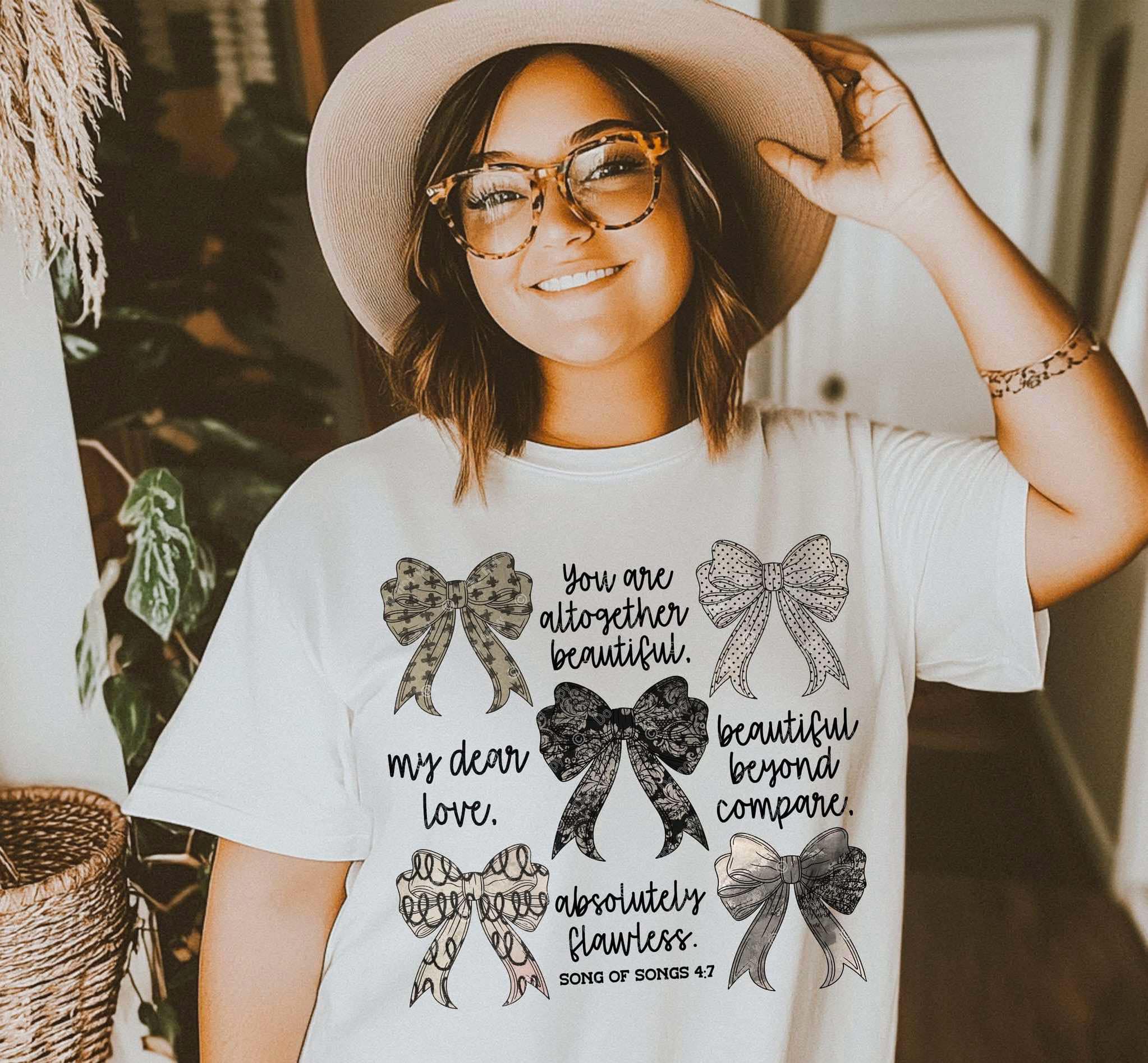 You are altogether beautiful-Song of songs 4-7- DTF Transfer – D&EC ...