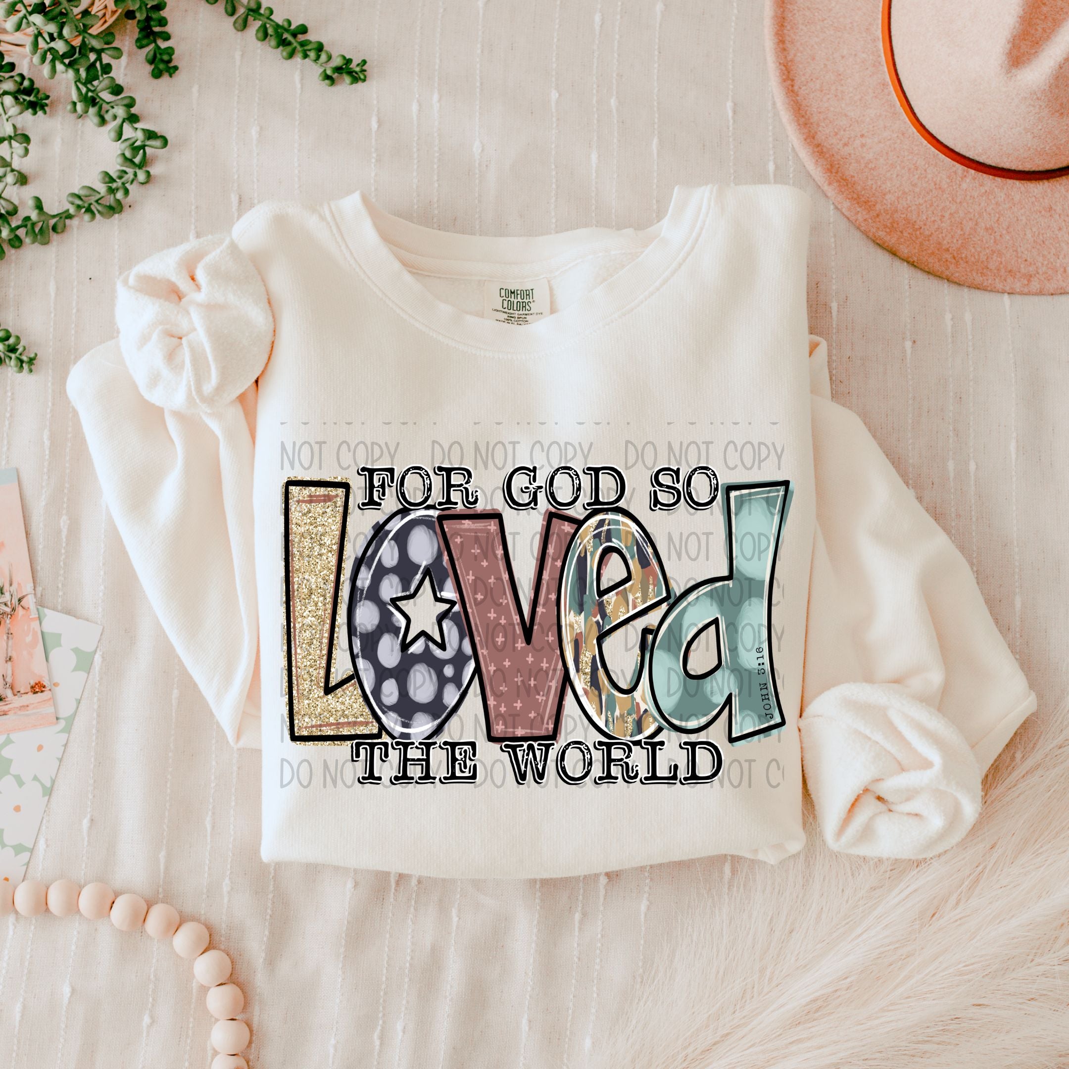 For God so loved the world-DTF Transfers – D&EC Wholesale