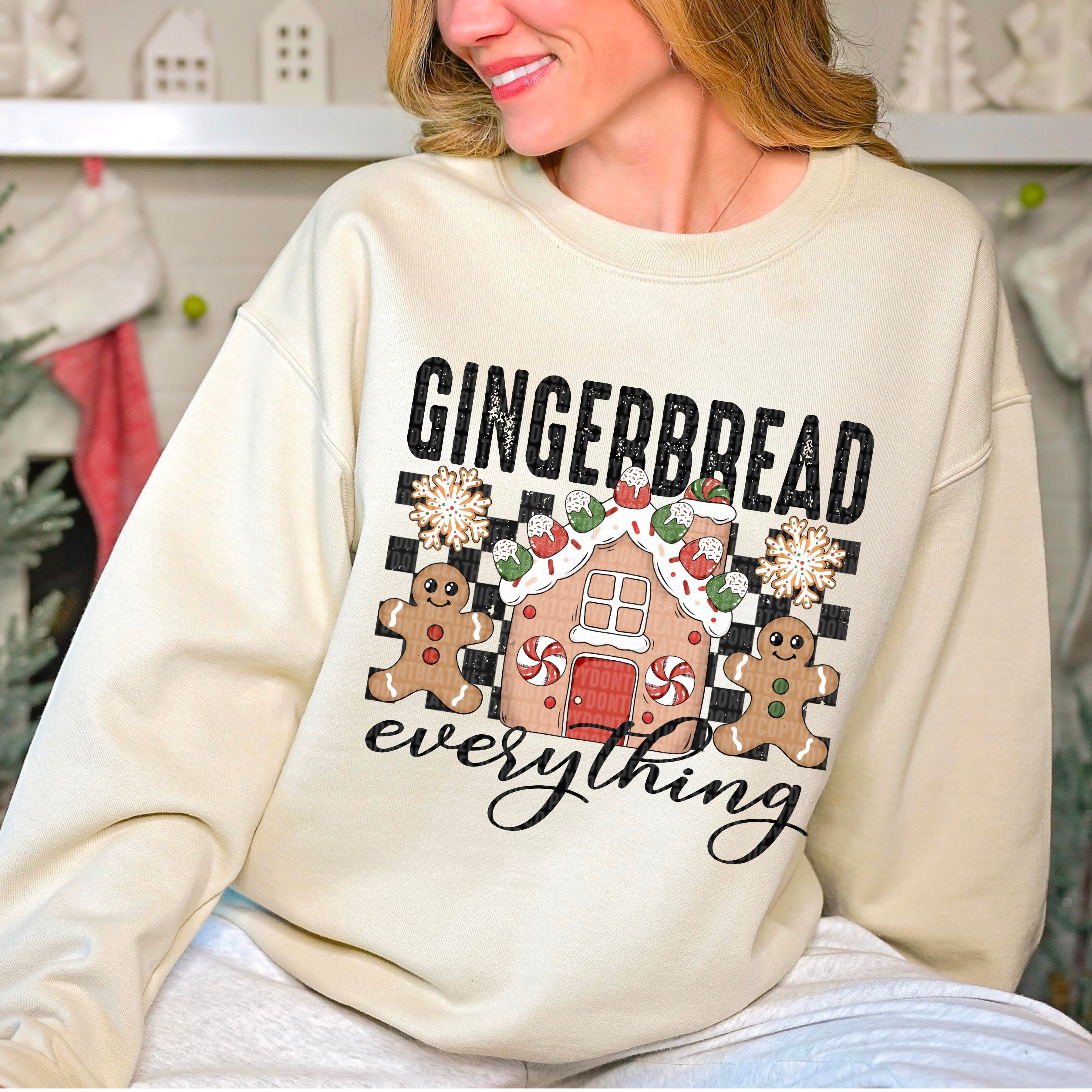 Gingerbread everything-DTF Transfer – D&EC Wholesale
