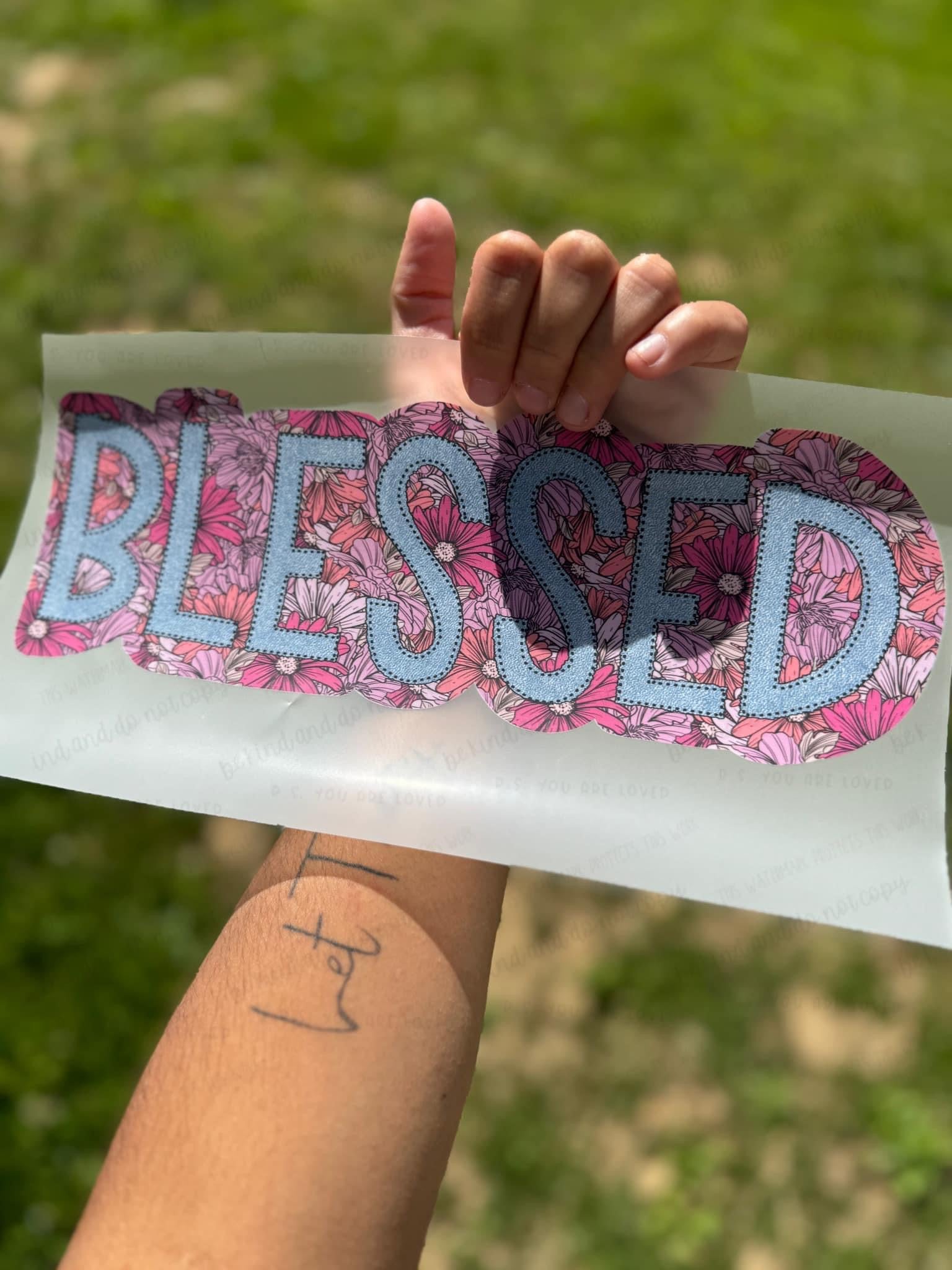 Blessed floral - Dtf Transfers – D&EC Wholesale