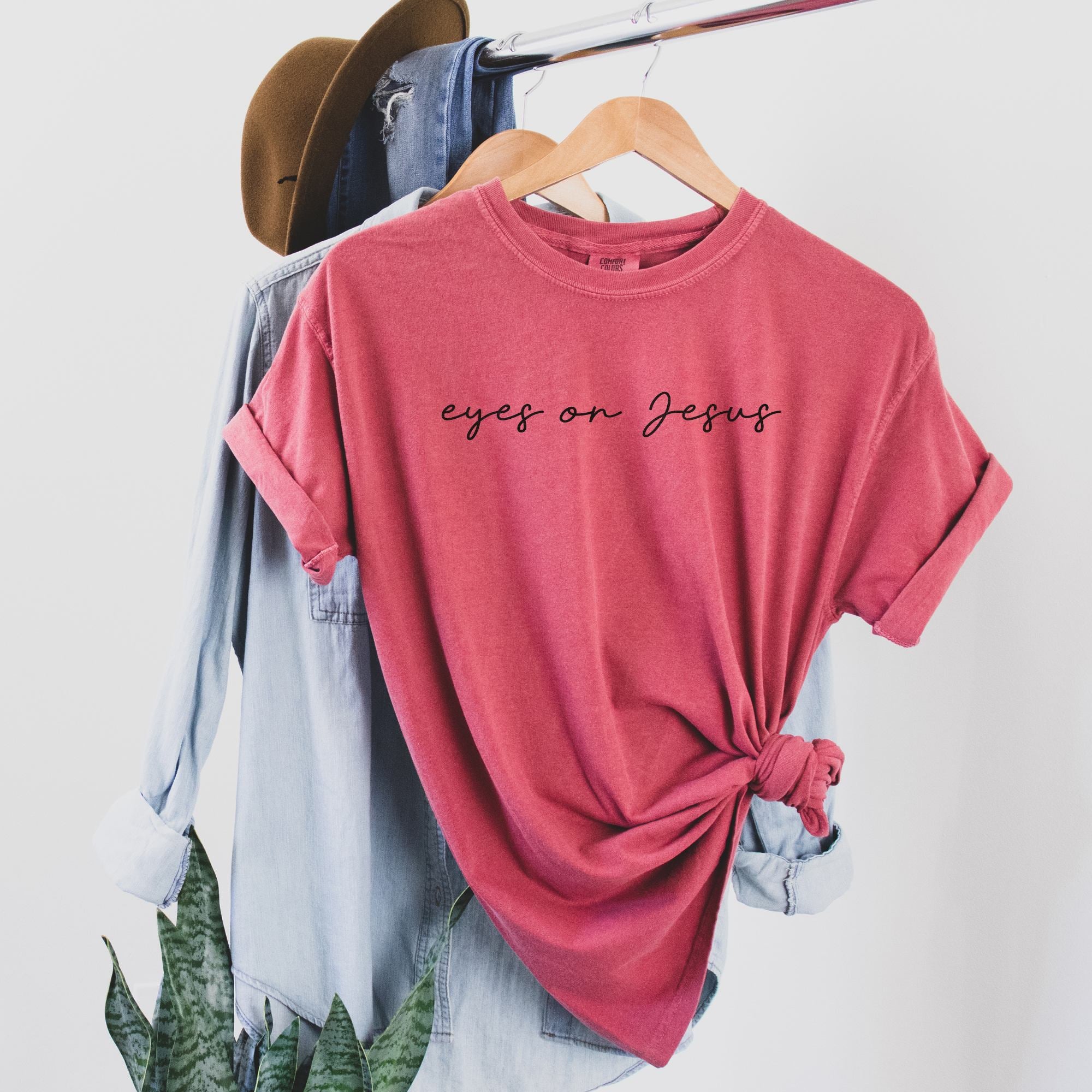 Eyes on Jesus Script- DTF transfer – D&EC Wholesale