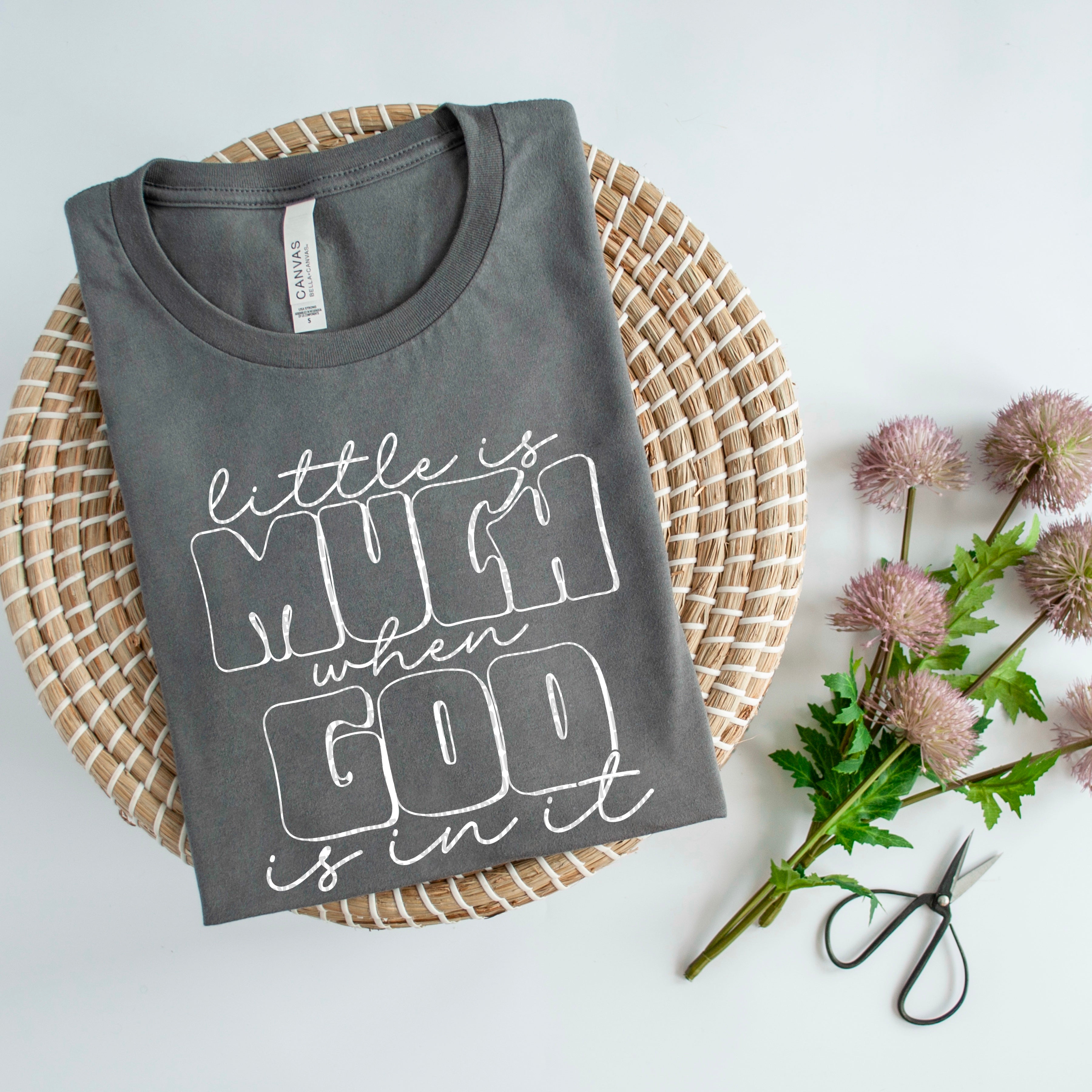 Little is much when God is in it- DTF Transfer – D&EC Wholesale